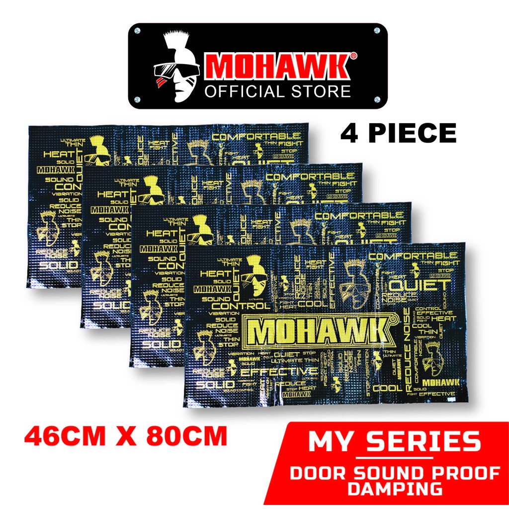 Mohawk 3mm MY Series Soundproof Sound Damping for Car Doors Panel Sound ...