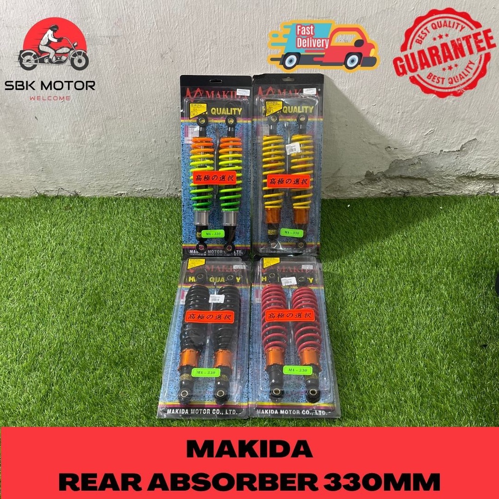 MAKIDA REAR ABSORBER 330MM EX5/RXZ/W100/W100R/W125/W110 | Shopee Malaysia