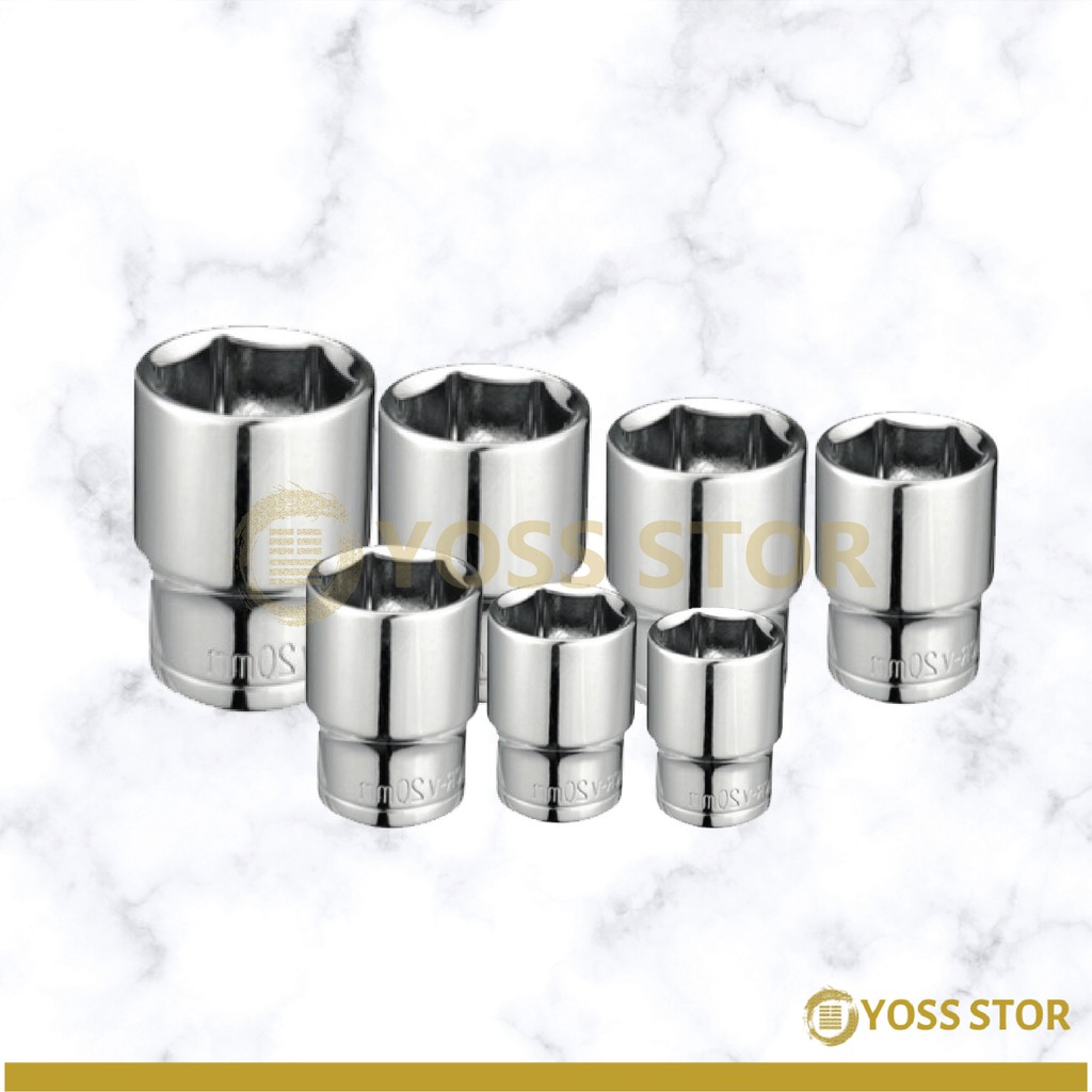 YOSS Standard Chrome 6PT Box Socket 9mm-32mm | Shopee Malaysia