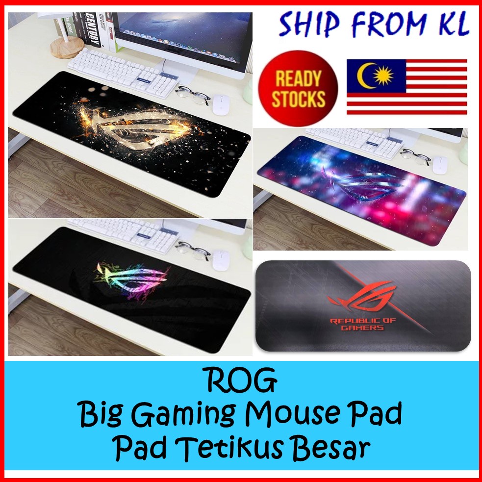 🔥ReadyStockIn🇲🇾🔥ASUS ROG GAMER Recommended Gaming Mat Non-slip Anti ...