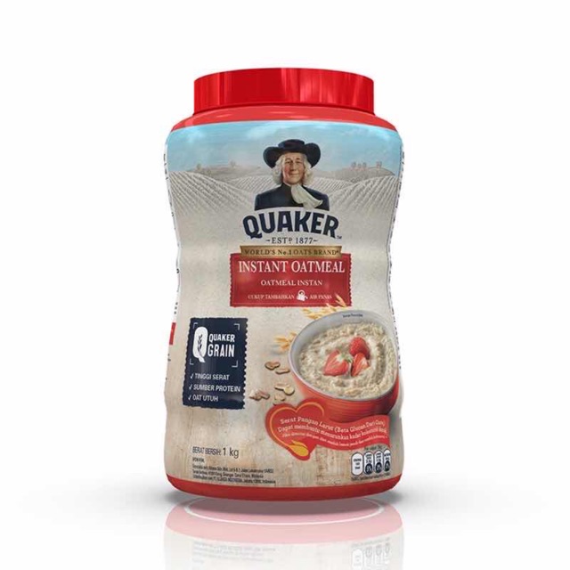 Quaker Oat Instant Oatmeal 1kg | Shopee Malaysia