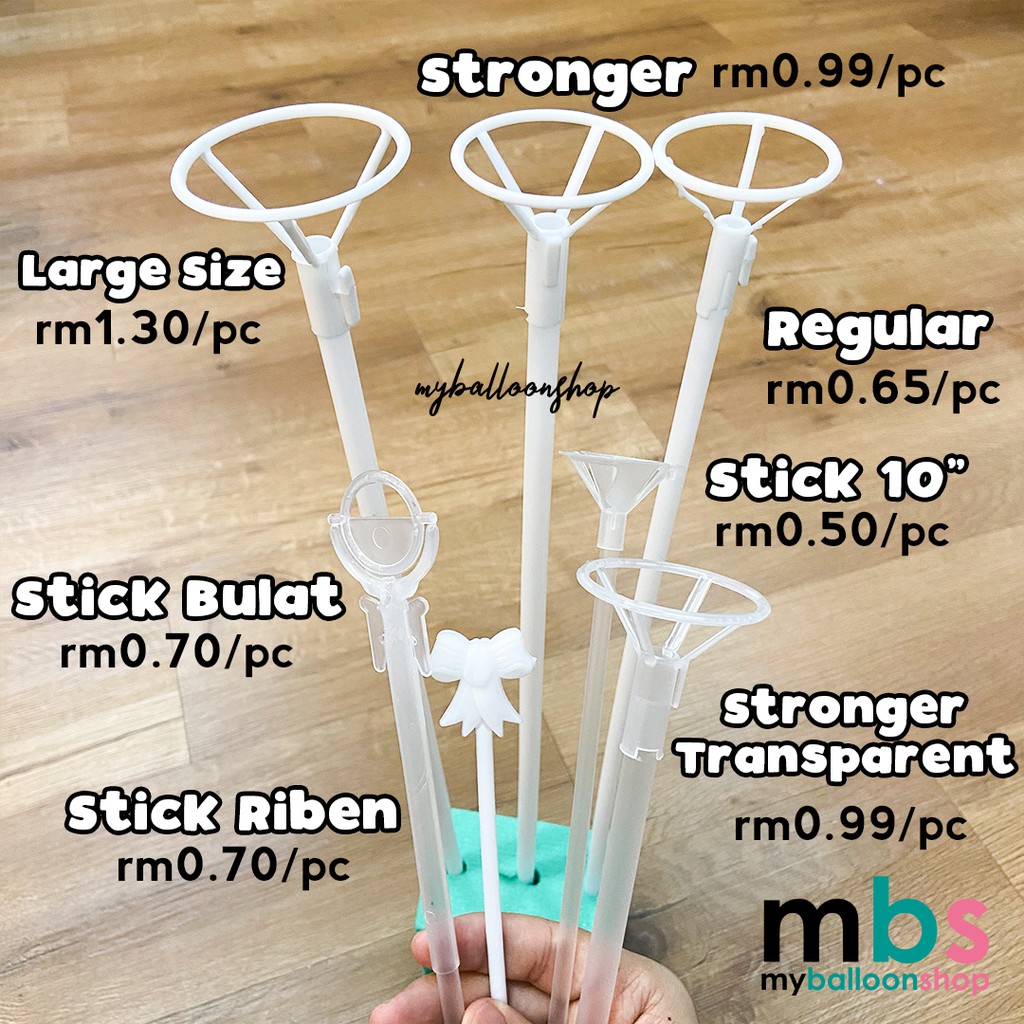 Sticks Balloons Collection (5 Sizes) STIK | Shopee Malaysia