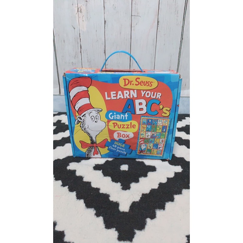 Giant Puzzel Box Dr. Seuss Learn Your A B C RM 38 | Shopee Malaysia