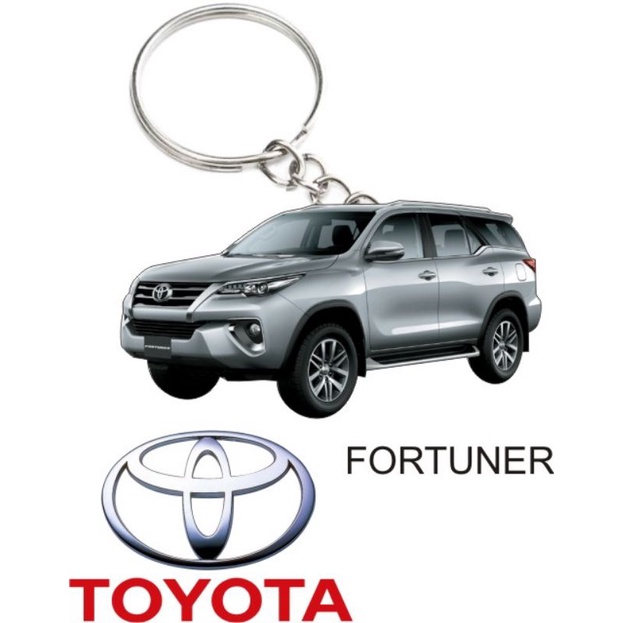 Toyota Fortuner silver 2016+ 2d keychain | Shopee Malaysia