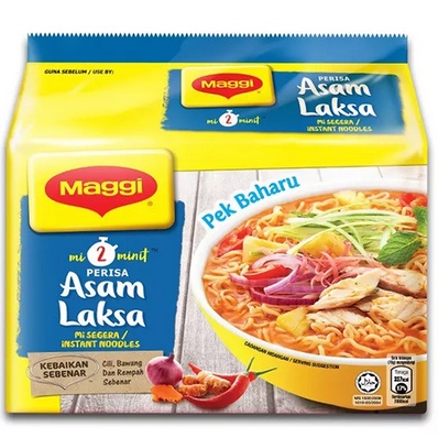 Maggi Mi Segera Asam Laksa (5 Packets) | Shopee Malaysia