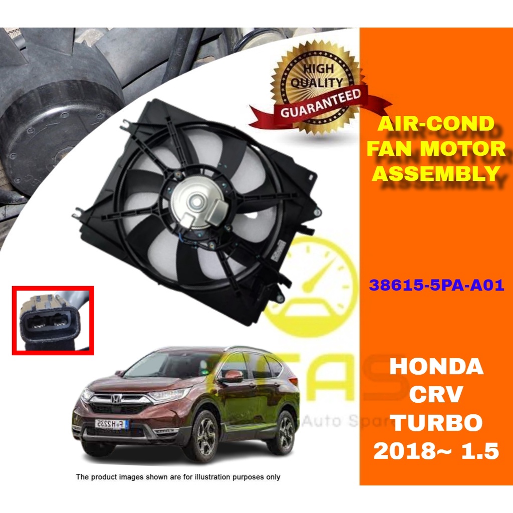 CRV TURBO 2018~ 1.5 Air-Cond Fan Motor Cooling Assembly Completed set ...