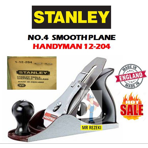 SHEFFIELD England STANLEY 12-204 SMOOTHING PLANE PLANER PLANNING KETAM ...