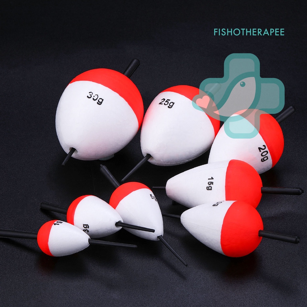 【2 pcs】Fishing Styrofoam polystyrene EVA Big Belly Float Tackle ...