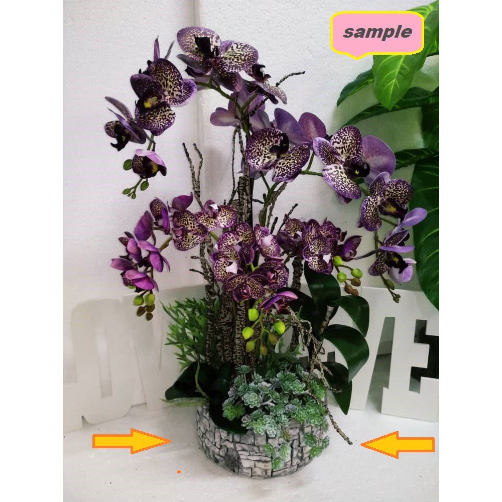 ARTIFICIAL STONE CERAMIC POT FOR ARRANGEMENT FLOWER/ HIASAN PASU BATU ...