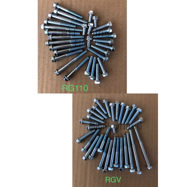 RG/RGV ENGINE SCREW COMPLETE SKRU ENGINE T8 FULL ENGINE BOLT ENGINE ...