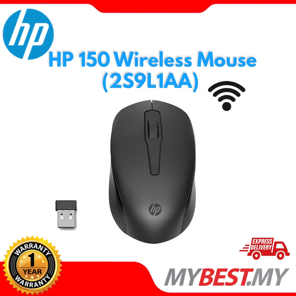 HP 150 Wireless Mouse (2S9L1AA) / HP 200 Wireless Mouse USB Optical ...