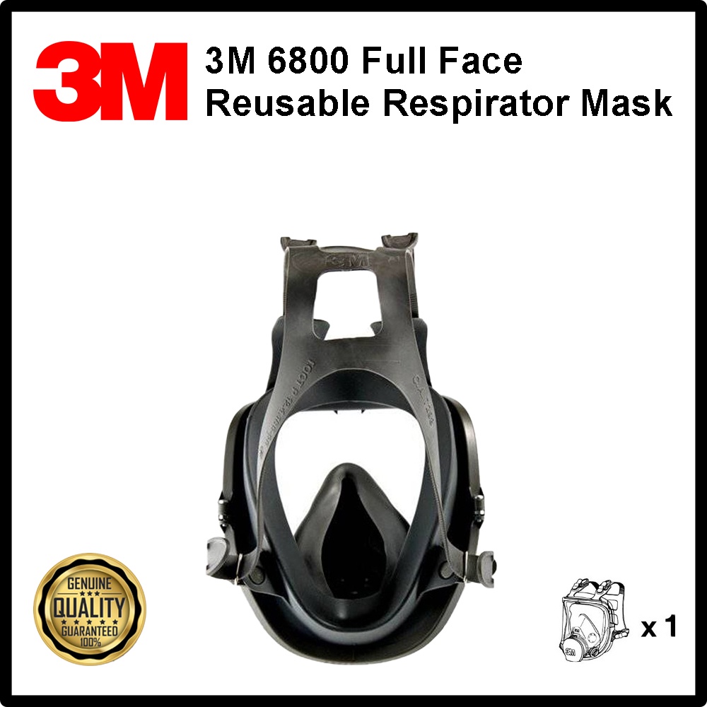 【Genuine】 3M™ 6800 DOSH SIRIM Full Face Facepiece Reusable Respirator ...