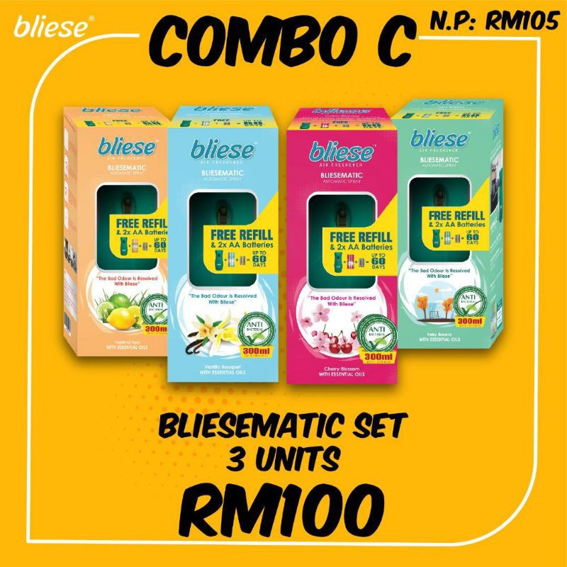 bliese air freshener (bliesematic) | Shopee Malaysia