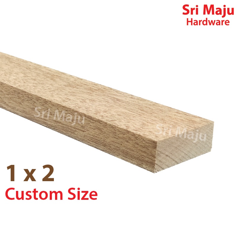 MAJU (FT) 1" x 2" Furniture Wood Finger Joint Batang Kayu Perabot 19mm ...