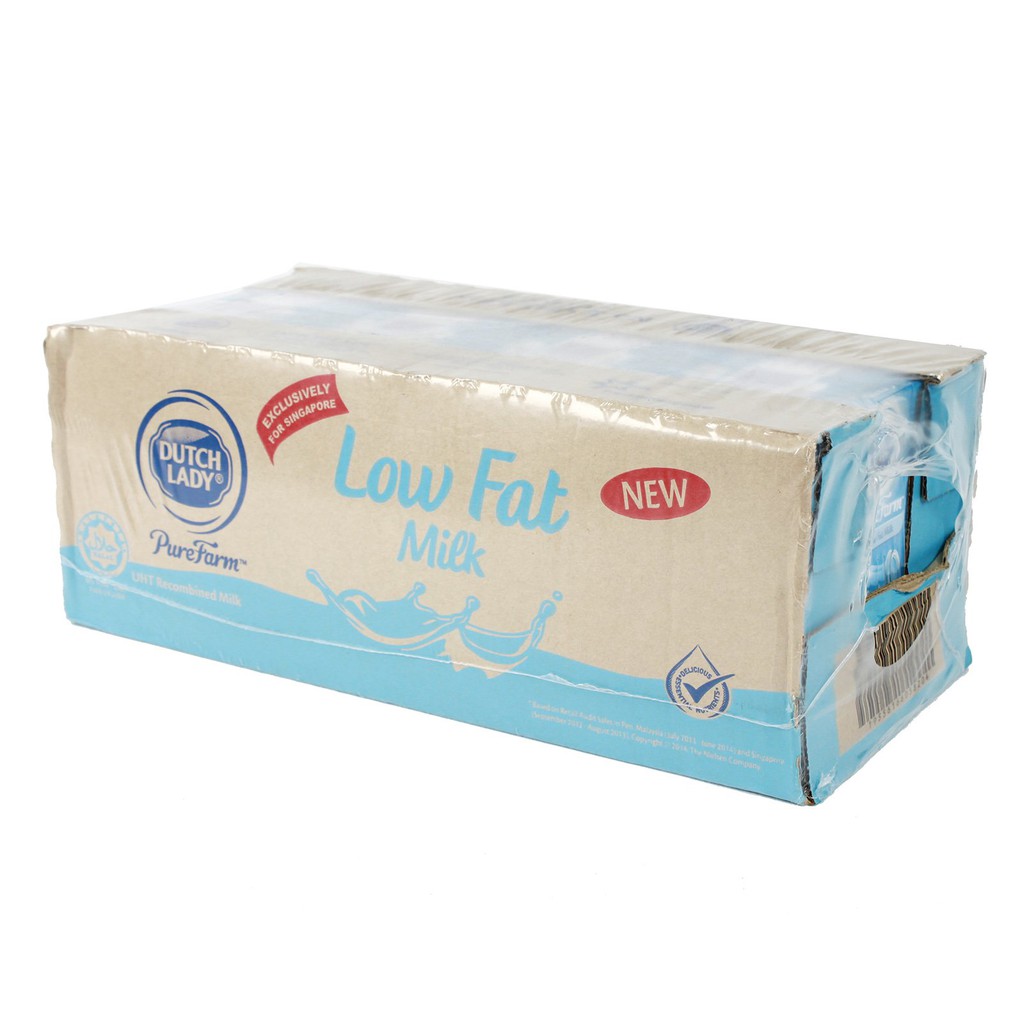 Dutch Lady Milk 1 carton 200ml x24 (Milo/ Full Cream/ Chocolate/ Low ...