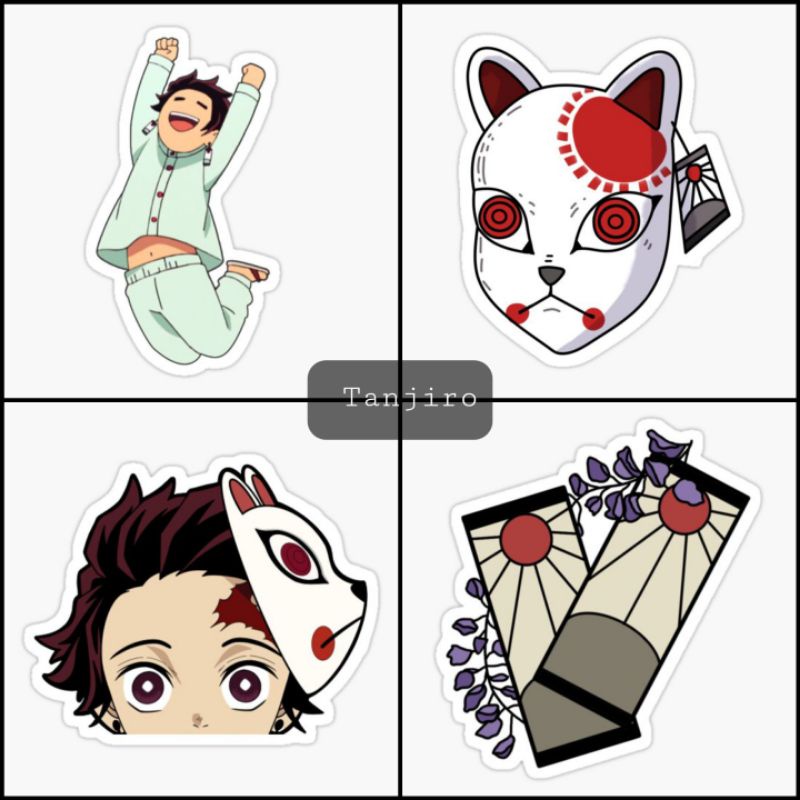 Tanjiro sticker demon slayer | Shopee Malaysia