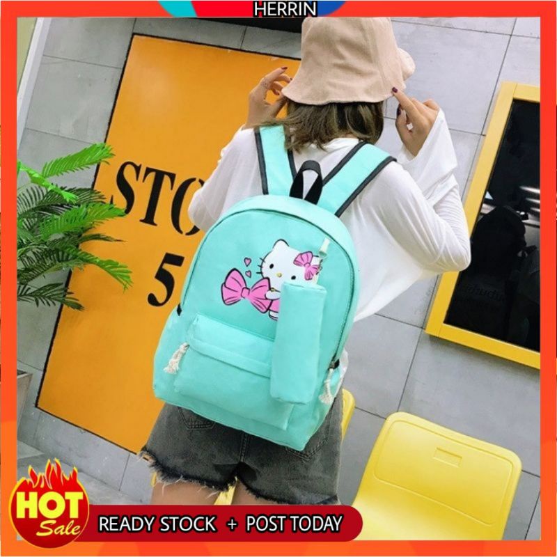 🔥School Bag Casual Backpack Travel Bag Pack BP1062🔥KH | Shopee Malaysia