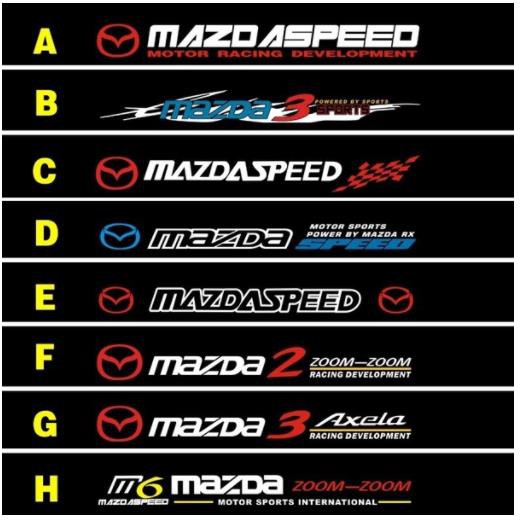 Front Windscreen Windshield Mazda Design Sticker | Shopee Malaysia