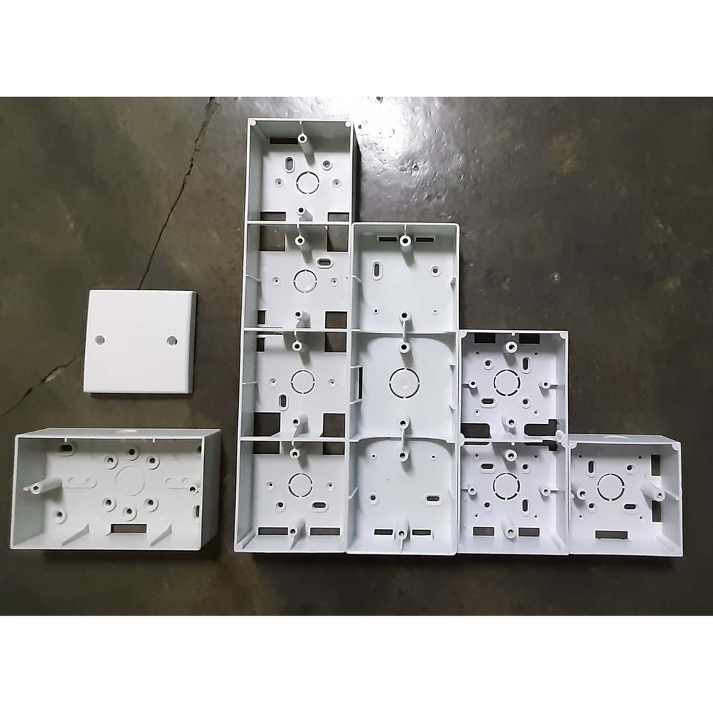 SWITCH SOCKET PVC BASE BOX(White) | Shopee Malaysia