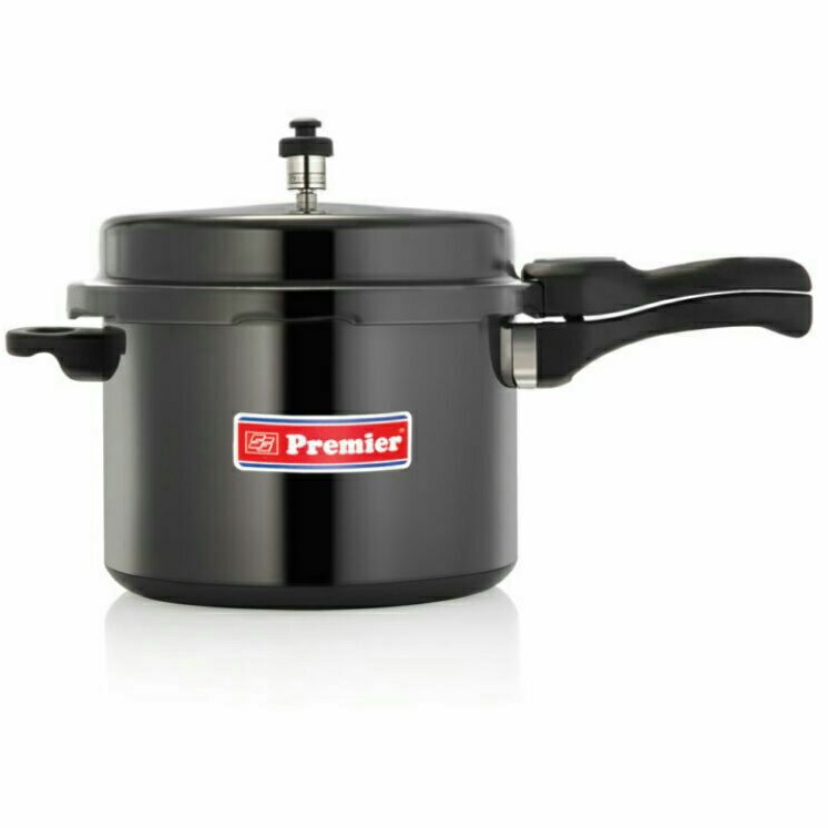 Premier Cucina Trendy Black Pressure Cooker 10 Liters (Induction & LPG ...