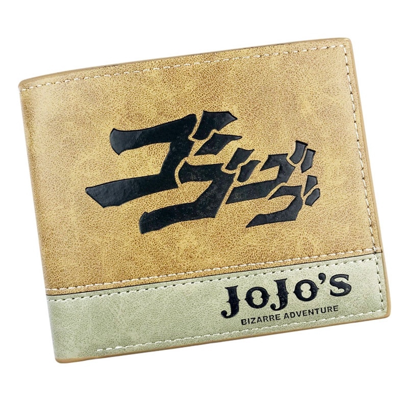 Anime Comics JOJO Joseph Short Wallet Kujo Jotaro Students Anime Dompet ...