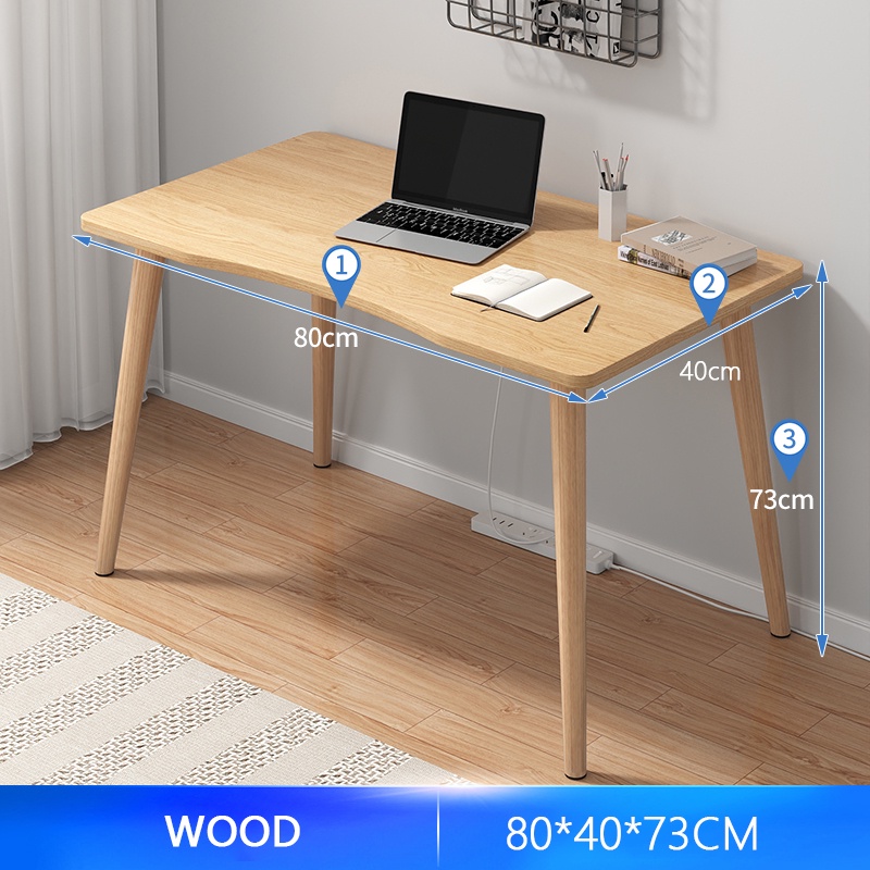 🔥AH Modern Study Table Home Office Desks Nordic Computer table﻿ Living ...