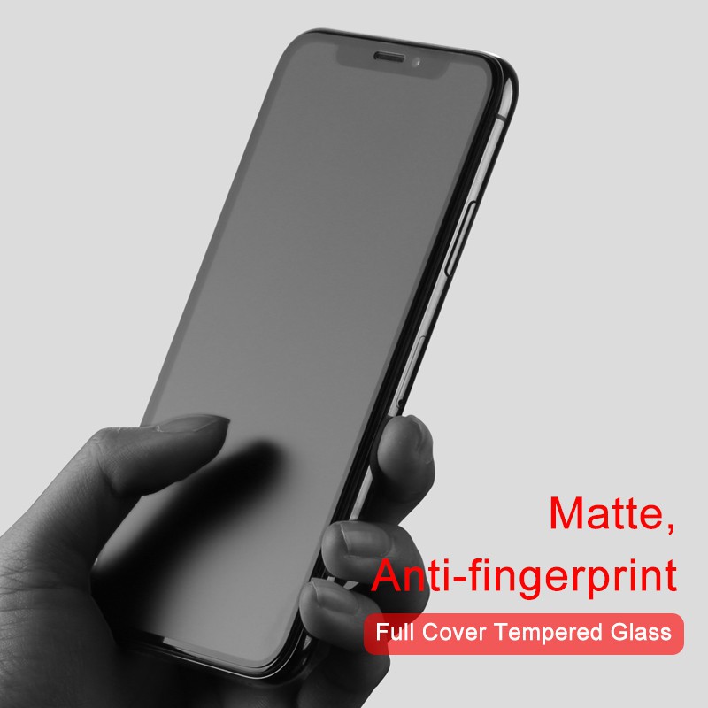 Full Cover Matte Frosted Screen protector Tempered Glass For Iphone 15 ...