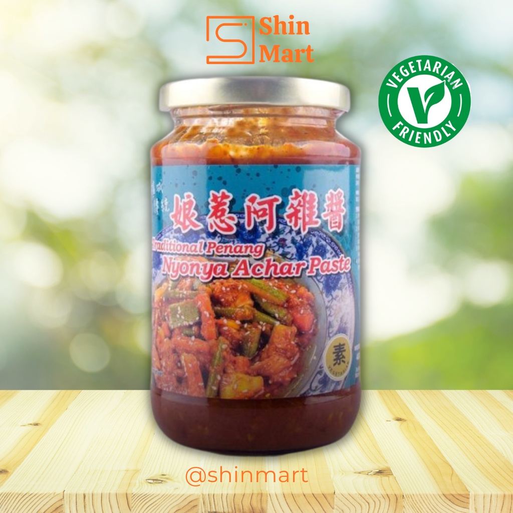 陈记素娘惹阿扎酱 Tung Kee Vegetarian Penang Nyonya Achar Paste | Shopee Malaysia