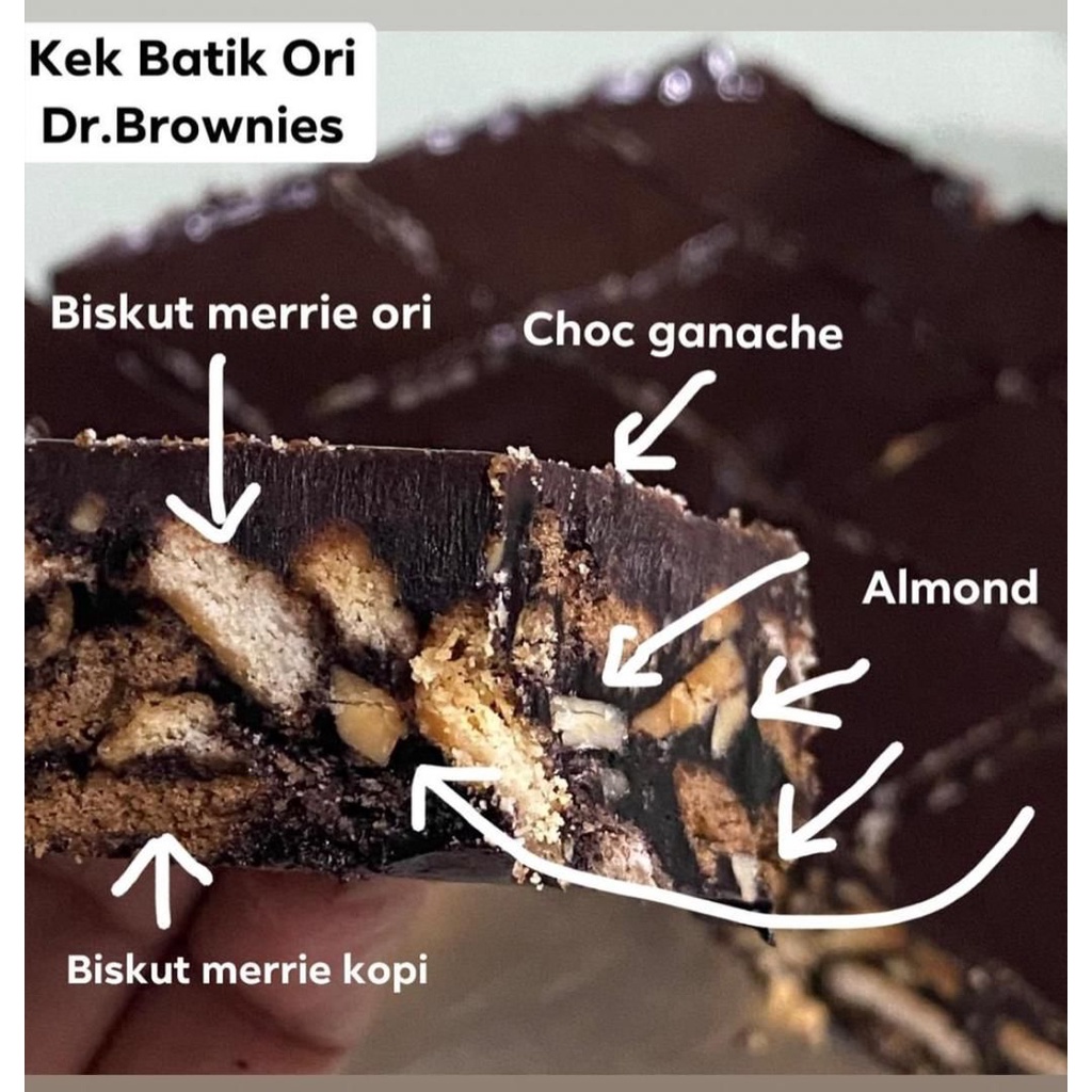 Kek Batik DR BROWNIES Kek batek CHOCOLATE Kek Batik Original Kek Batik ...