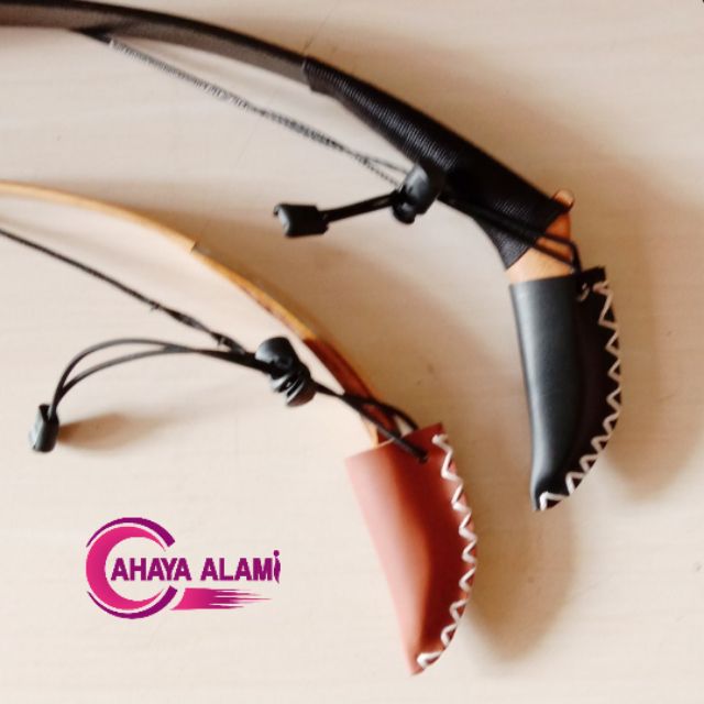 🇲🇾 Archery String Keeper PU Leather for Traditional Bow🔥 cahayaalami ...