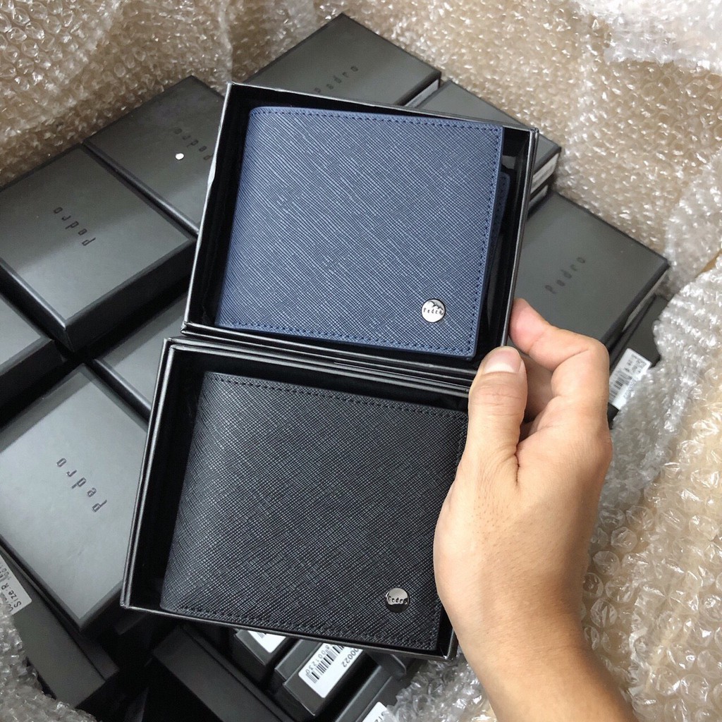 Pedro men's wallet with beautiful scratched leather inside many high ...