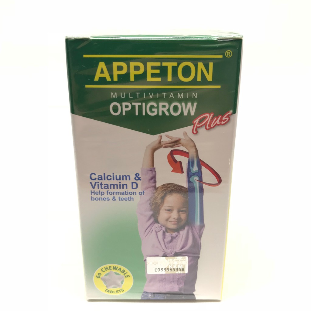 Appeton MultiVitamin Optigrow Plus Tablets 60's | Shopee Malaysia