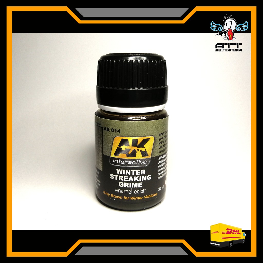 AK014 WINTER STREAKING 35ML AK WEATHERING (Gunpla Gundam Paint Model ...