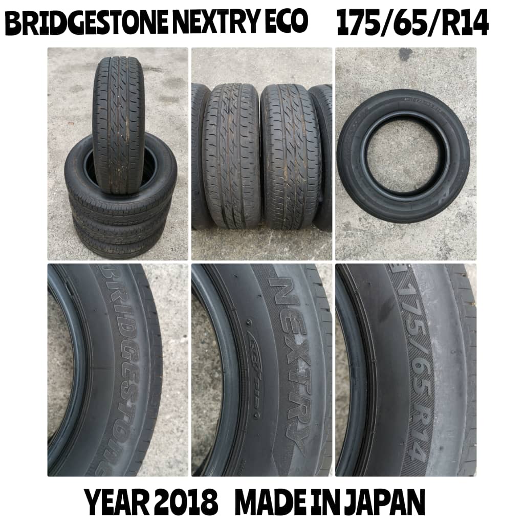 # USED JAPAN # Tyre Tayar Tire 14 INCH R14 ( TYRE DETAIL AT DESCRIPTION ...