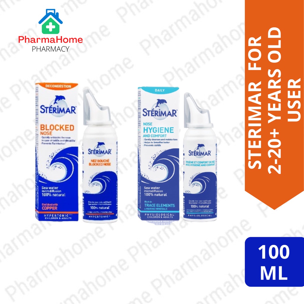 Sterimar Nose Hygiene / Nose Blocked 100ml | Shopee Malaysia