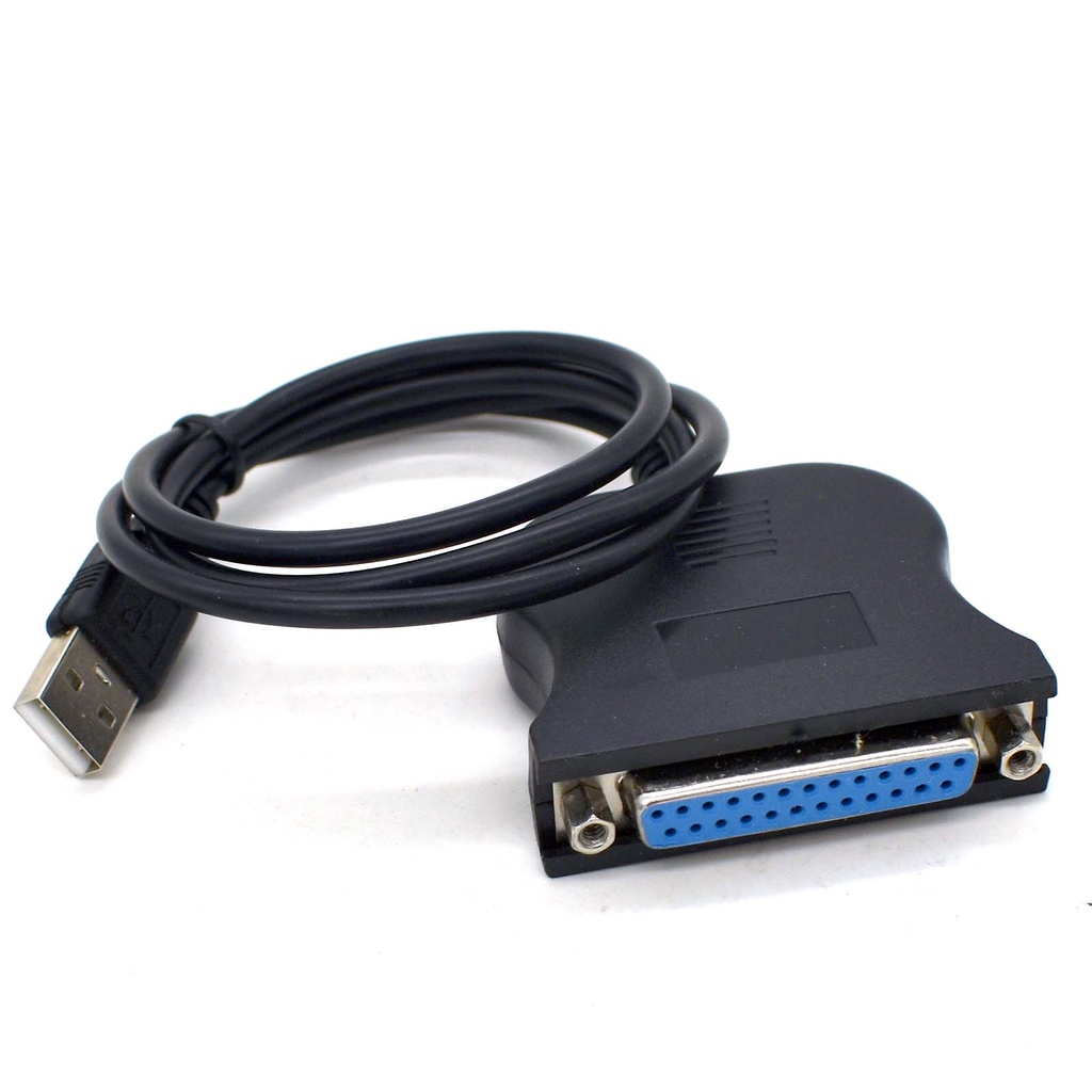 USB To DB25 25 Pin Parallel Port Printer Cable IEEE 1284 Adapter Cable ...
