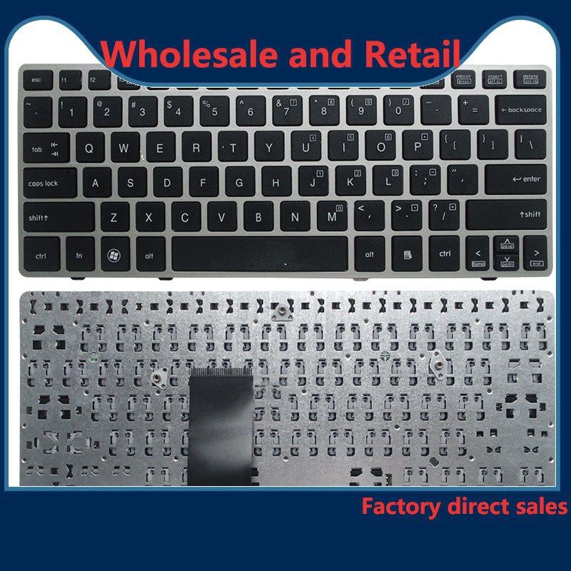 HP EliteBook 2560 2560p 2570 2570p with borders Laptop keyboard ...