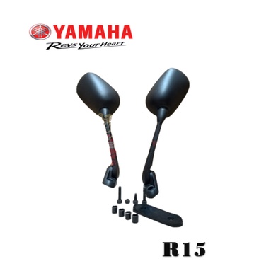 YAMAHA R15 SIDE MIRROR SET // STANDARD STD CERMIN SISI BACK MIRROR YZF ...