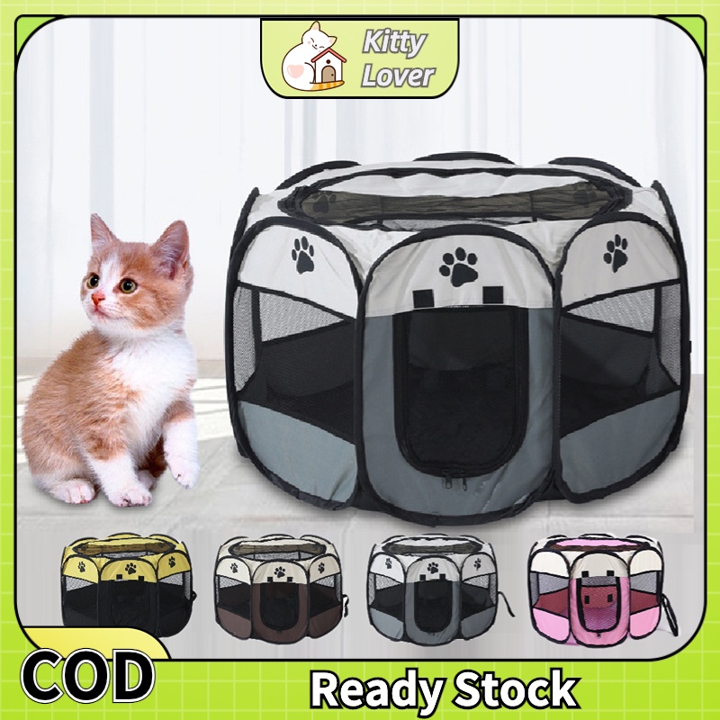 Cat Tent Cat House Rumah Kucing Portable Folding Outdoor Travel Pet ...