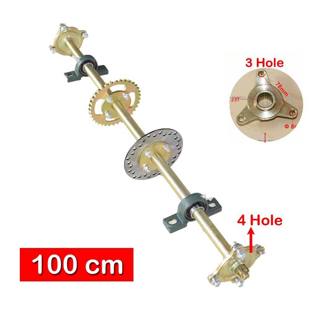 100cm 85cm 62cm with 4 hole 3 hole 5 inch wheel hub For ATV Quad Go ...