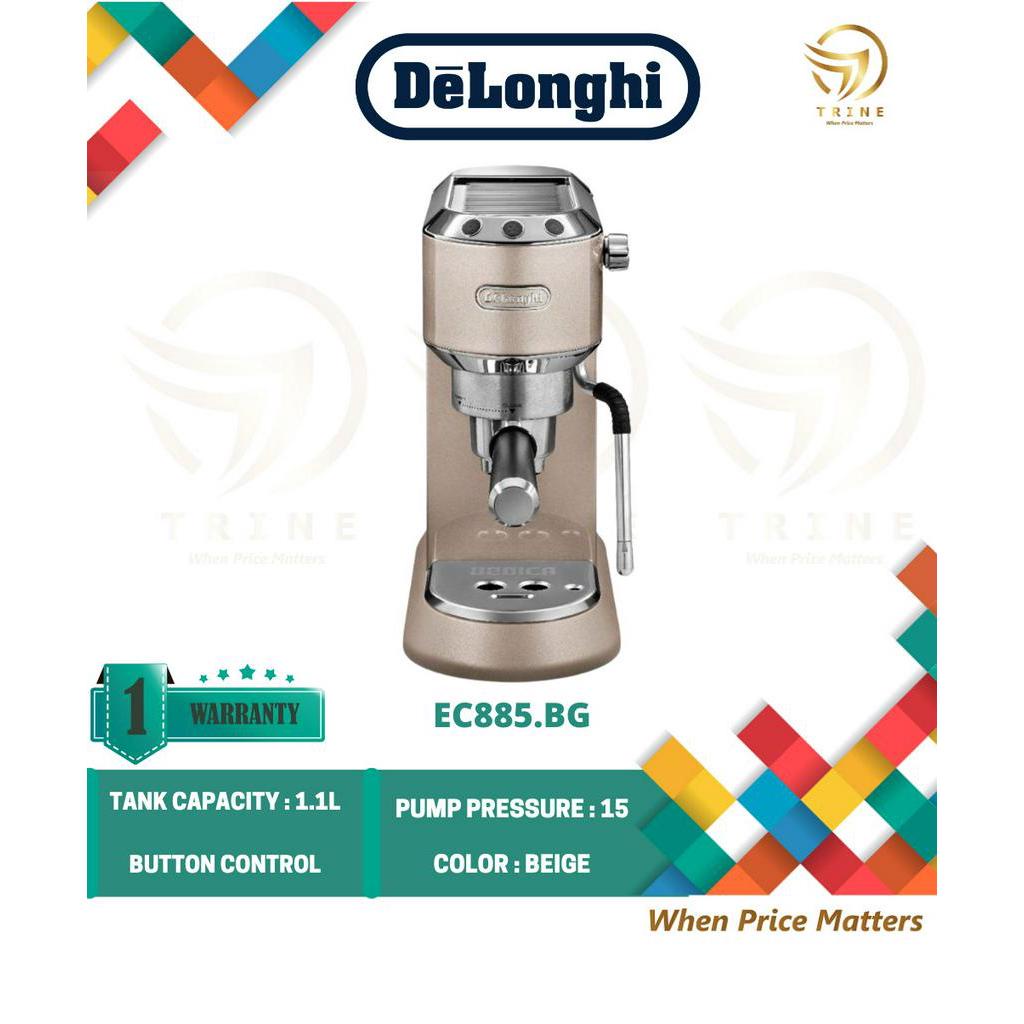 DeLonghi Dedica Arte Beige - Pump Espresso Coffee Machine EC885.BG ...