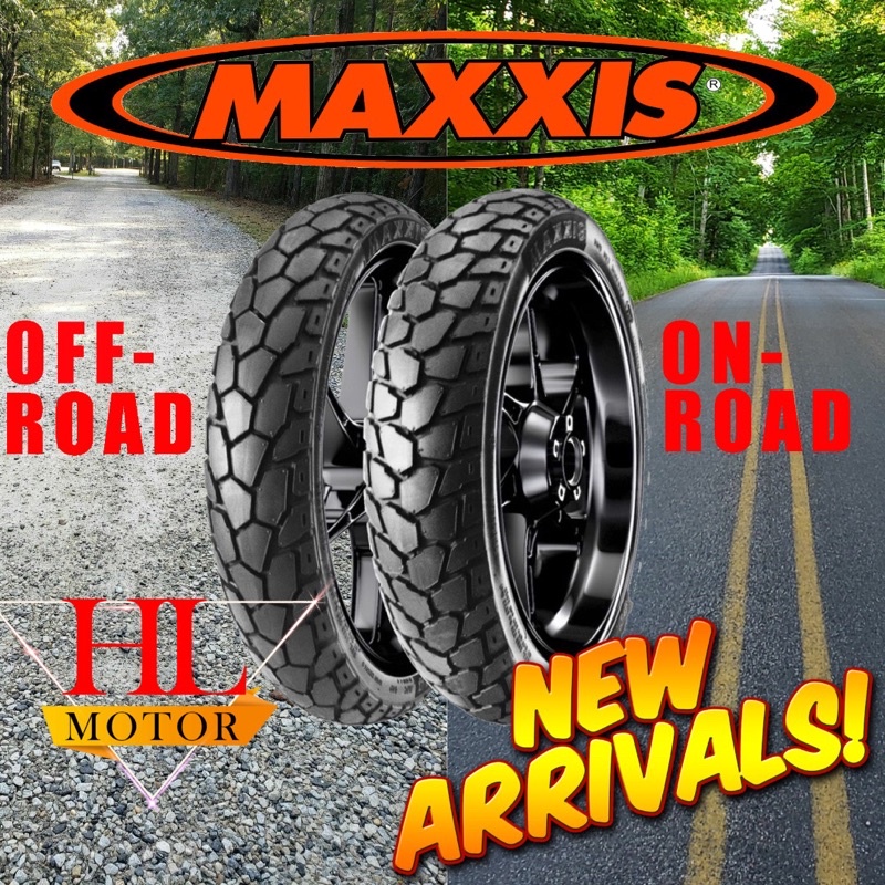NEW MAXXIS TAYAR MAXXIS DUAL PURPOSE M6239 M6240 MOTORCYCLE TYRE ...