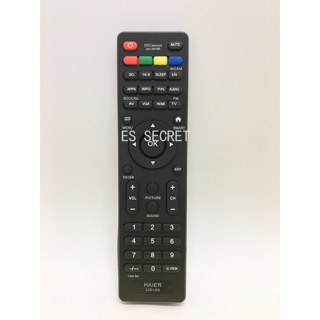HAIER UNIVERSAL LCD/LED TV REMOTE | Shopee Malaysia