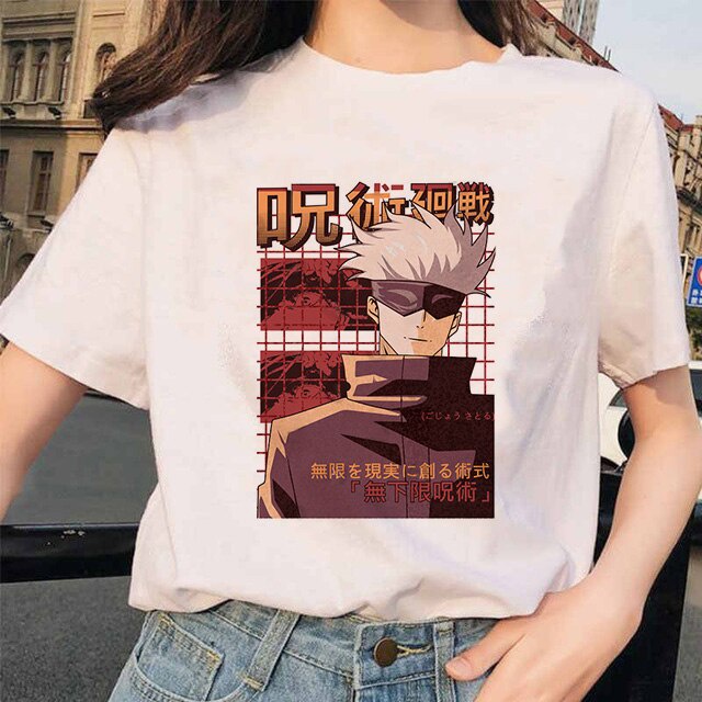 S-XL Cool Women Clothing Gojo Satoru Men's And Women's T-shirt Jujutsu ...
