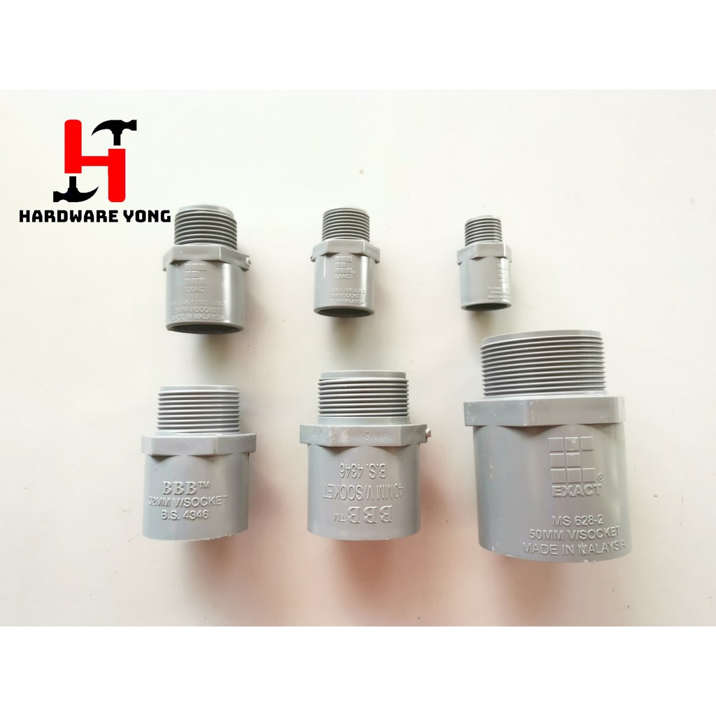 PVC VALVE SOCKET 15MM/ 20MM/ 25MM /32MM /40MM /50MM | Shopee Malaysia
