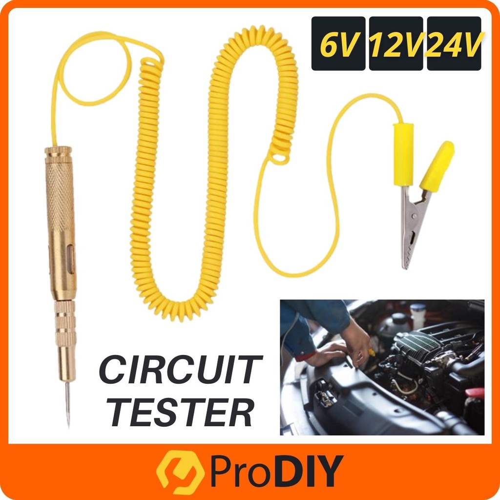 TEST PEN Automotive Circuit Tester DC 6-24V Auto Repair Tool Electrical ...