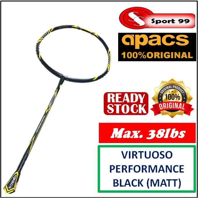 Apacs Virtuoso Performance (No String) Original Badminton Racket ...