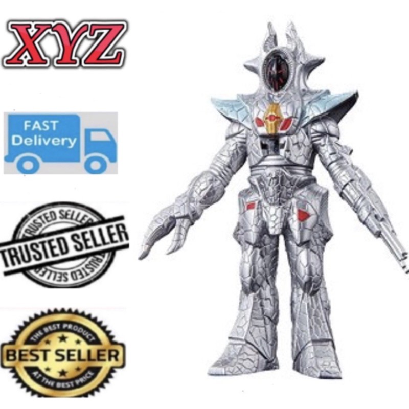 Ultraman Kaiju Monster DEATHFACER Sofubi Toy Figure Original Bandai ...
