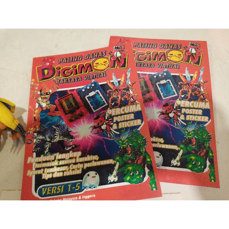 Digimon : DIGIMON GUIDE BOOK/ BUKU PANDUAN LENGKAP DIGIMON VER 1-5 ...