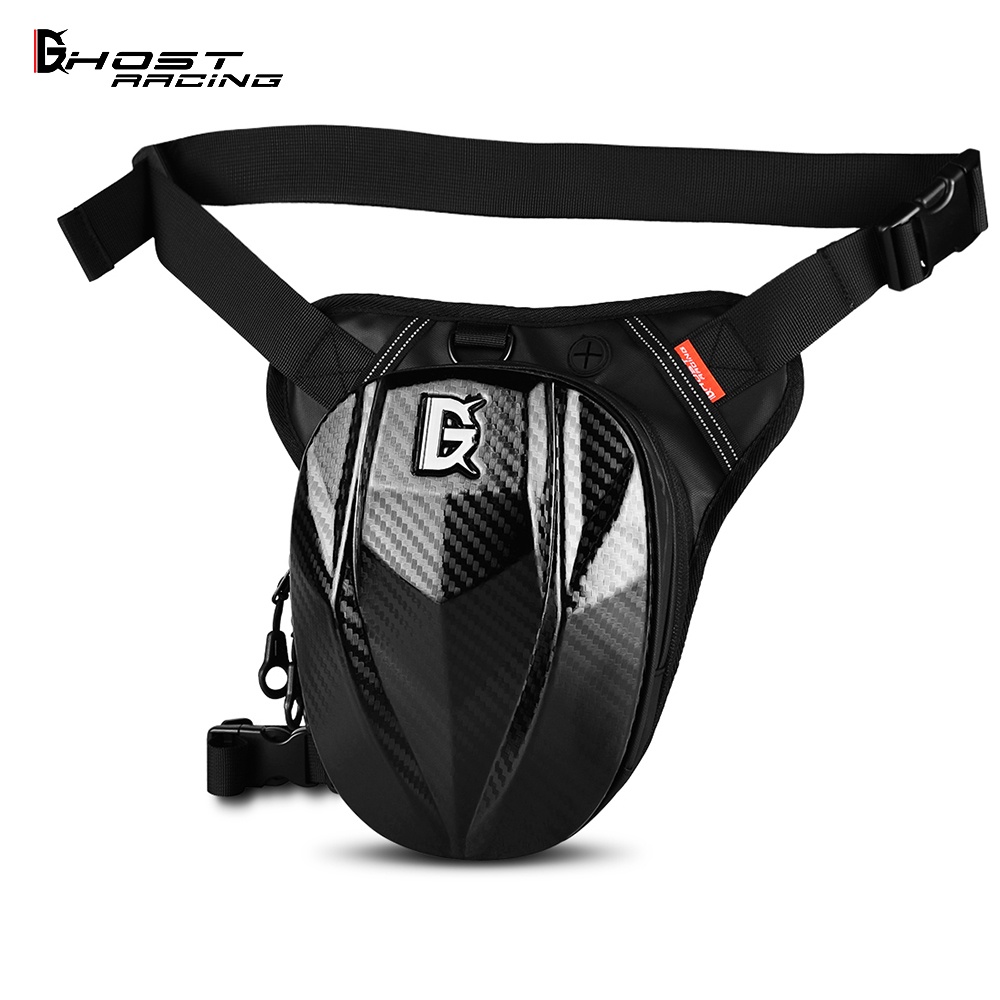 Ghost Racing Motorcycle Fanny Pack Cycling Thigh Bag Waterproof Biker ...